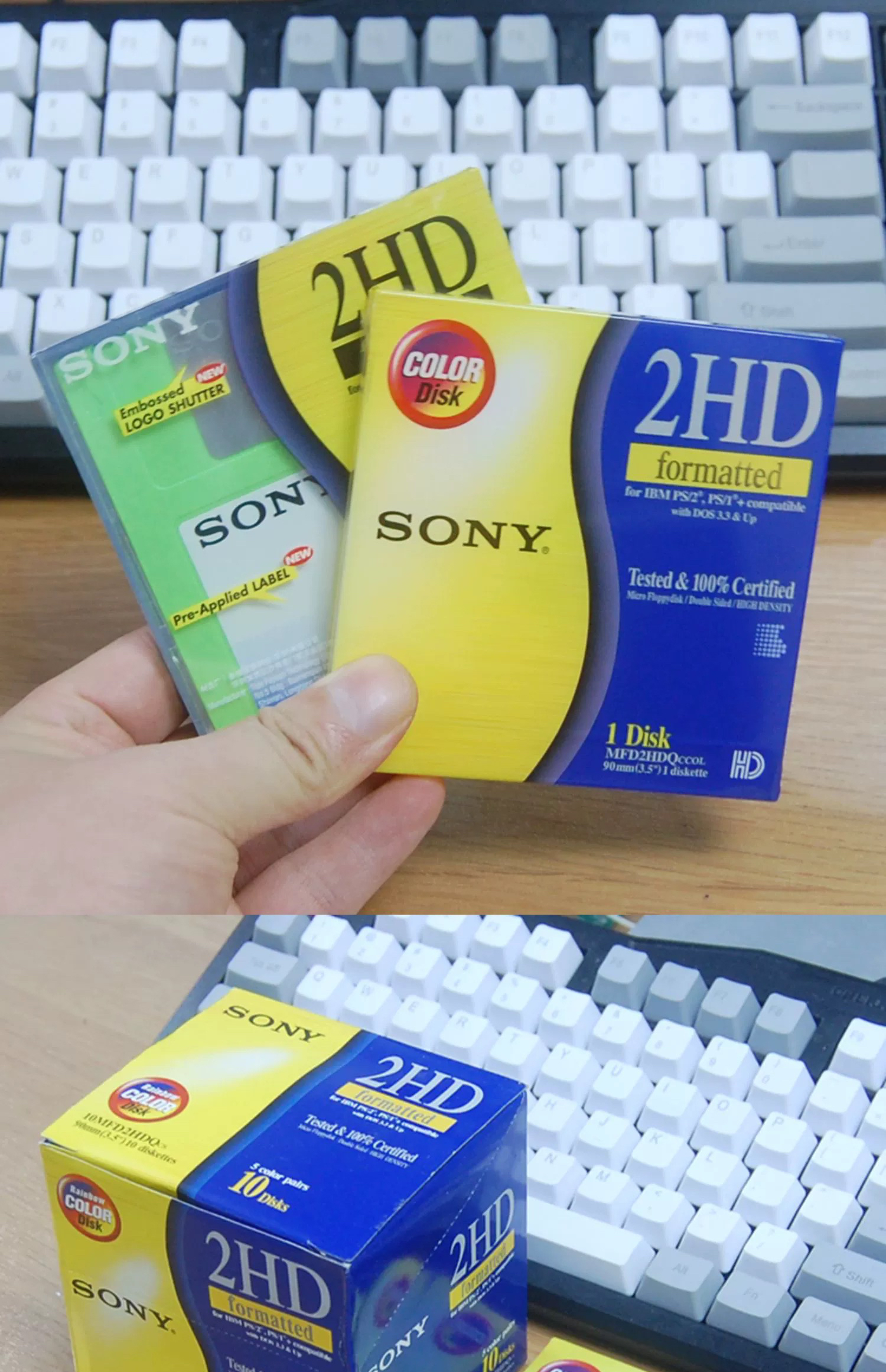 SONY索尼3.5寸软盘1.44M｜复古科技神器！还能用？真实测评+怀旧开箱来了！-软盘-淘宝好物网