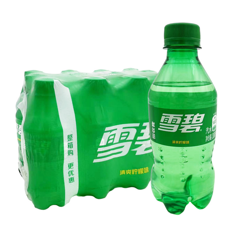 可口可乐 含糖雪碧300ml*12瓶迷你清爽柠檬味碳酸饮料小瓶装整箱-阿里巴巴