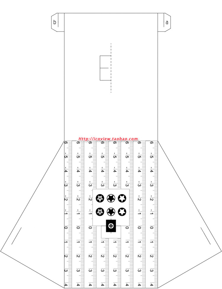 [USD 12.77] Focus test card running test chart DSLR camera DV camera ...
