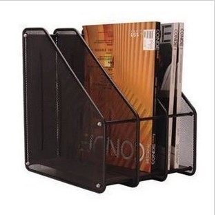 [USD 11.88] High-end iron mesh three-g bookshelf file frame file frame ...