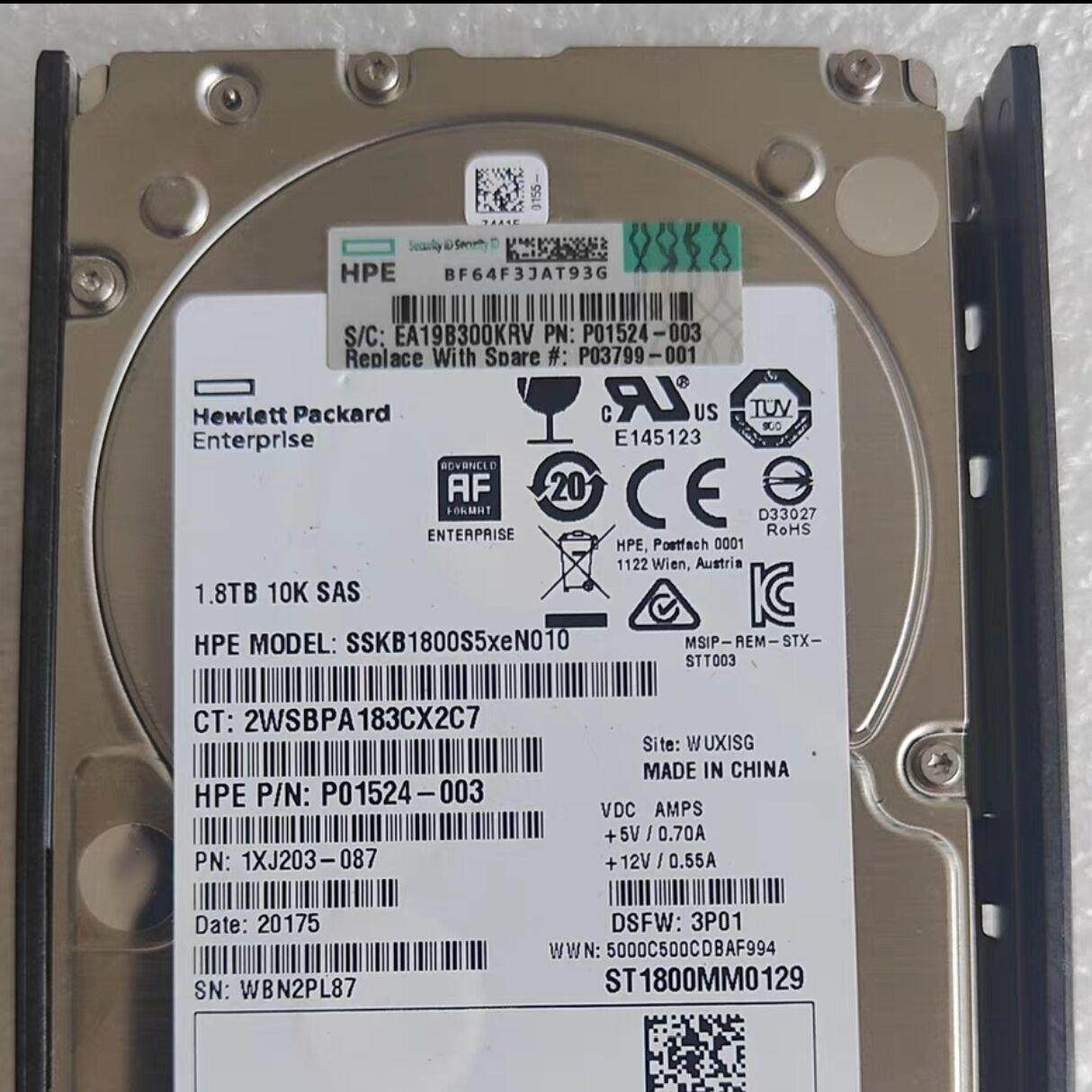 HP 1.8T SAS 10K 3PAR硬盘：企业级存储的高效利器，K2P94B/840460-001/810760-001/P03799详解 ...