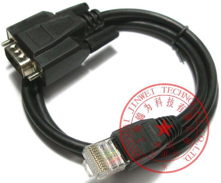 Custom Ni9870 Ni9871 RS232 cable RJ50 to DB9 serial cable 182845-01