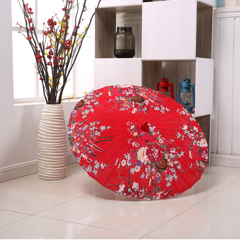 Купить Декоративный зонтик Зонт Большой для новобрачных чисто красный ...