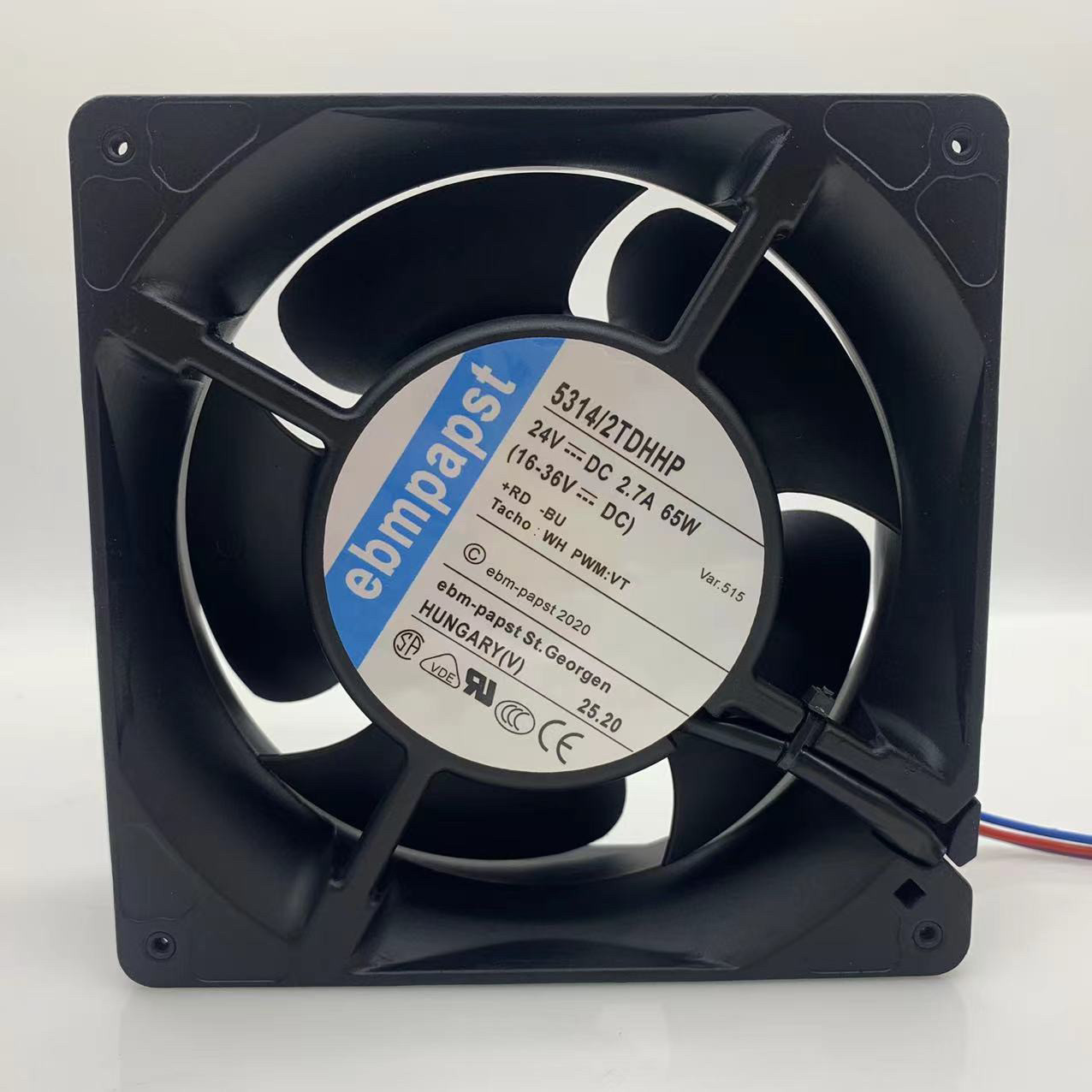 全新德国ebmpapst 5314/2TDHHP 24V 14050 14厘米 变频器散热风扇