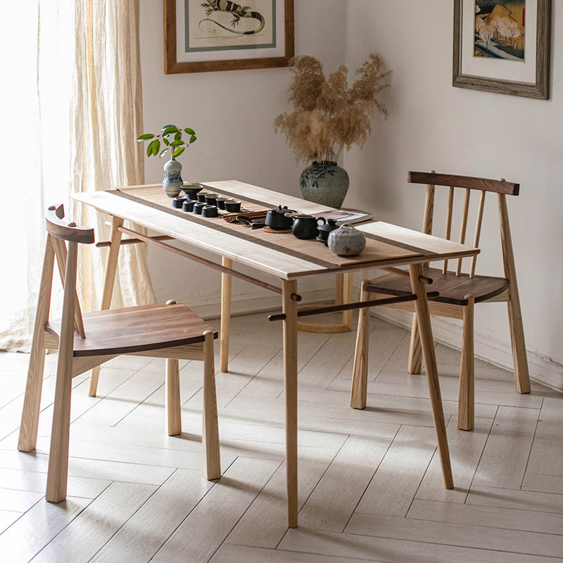 [USD 592.92] Hengshi wood desk desk desk table table working table ...