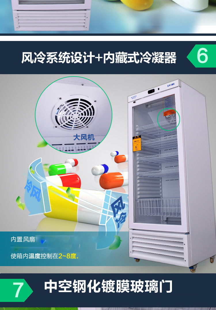 澳柯玛YC-330冷藏箱保存330升样本箱2~8度疫苗冷藏实验箱药品箱-阿里巴巴