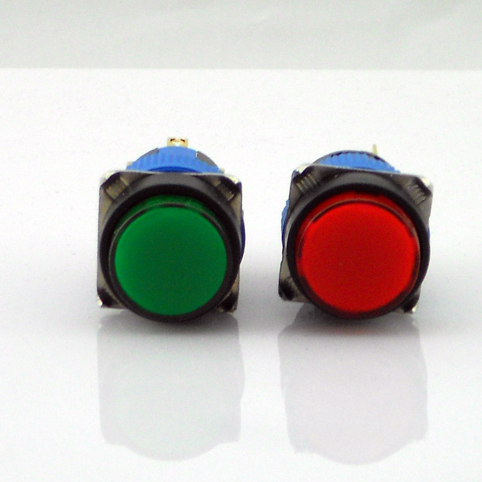 [USD 12.77] South Korea small lamp button switch from reset 16mm Kaikun ...