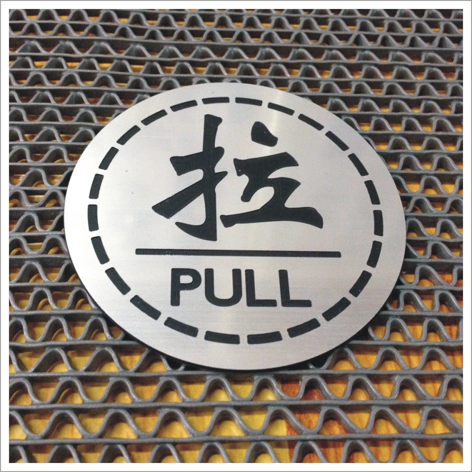 [USD 4.46] Round 100mm silver push-pull card Push-pull card Push-pull ...