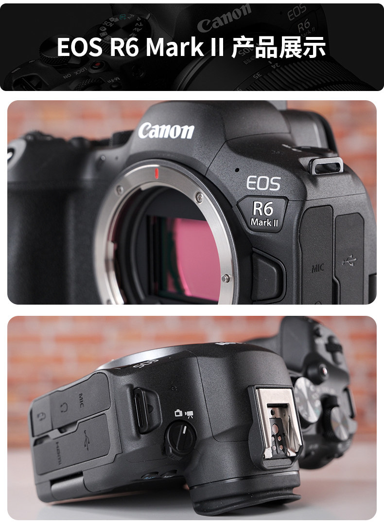 国行 EOS R6 II高清直播全画幅微单相机 R62 24-105STM镜头R6二代-阿里巴巴