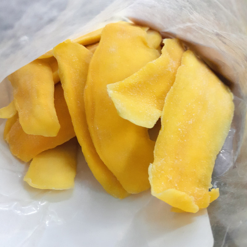 Thai style dried mango 500g low sugar sweet and sour mango slices ...