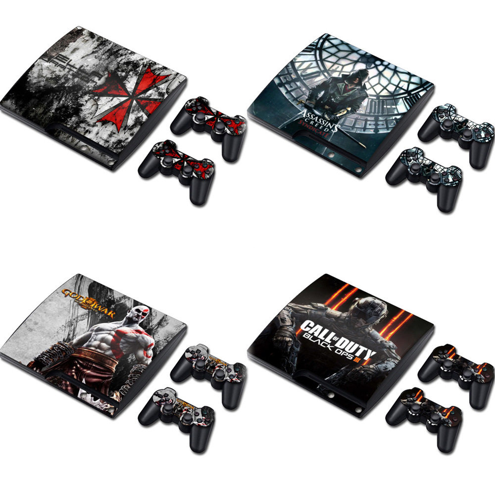 Ps3 slim sticker game console handle protective shell: let the game ...