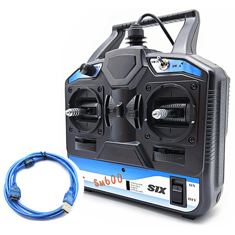 SM600模拟器 6通道无人机穿越机固定翼带加密狗G6/G7模拟器-阿里巴巴