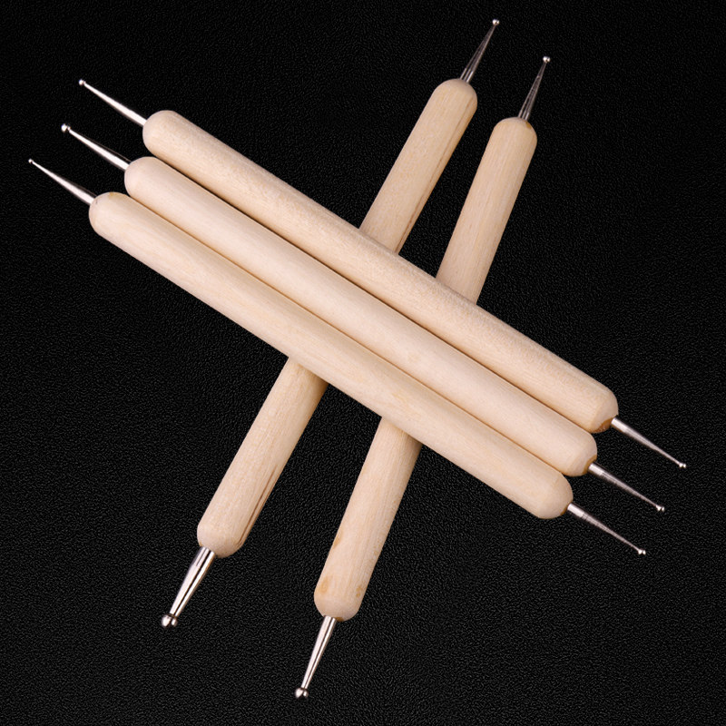 [USD 10.12] Wooden Indentation Pen Round Tip Indentation Pen Pressing ...