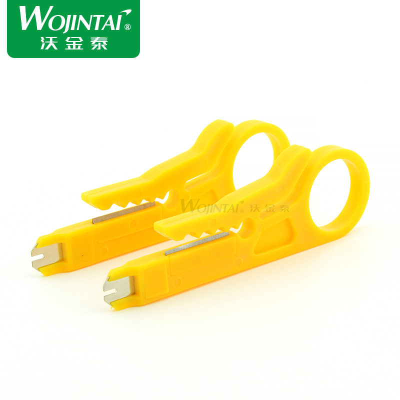 [USD 4.22] Small stripper threading tool threader cable knife telephone ...