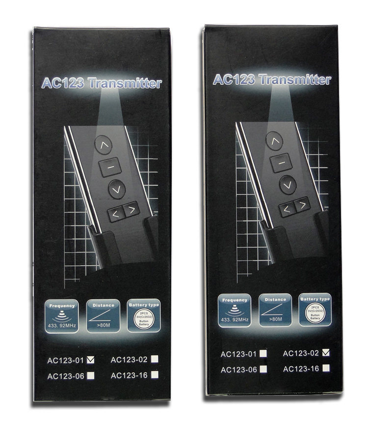 AOK-AC123 -- 02-06ELECTRIC curtain wireless remote control Wear ...