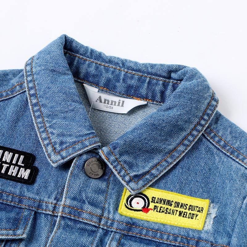 Annil Children's clothing Boys denim jacket spring and autumn models in ...