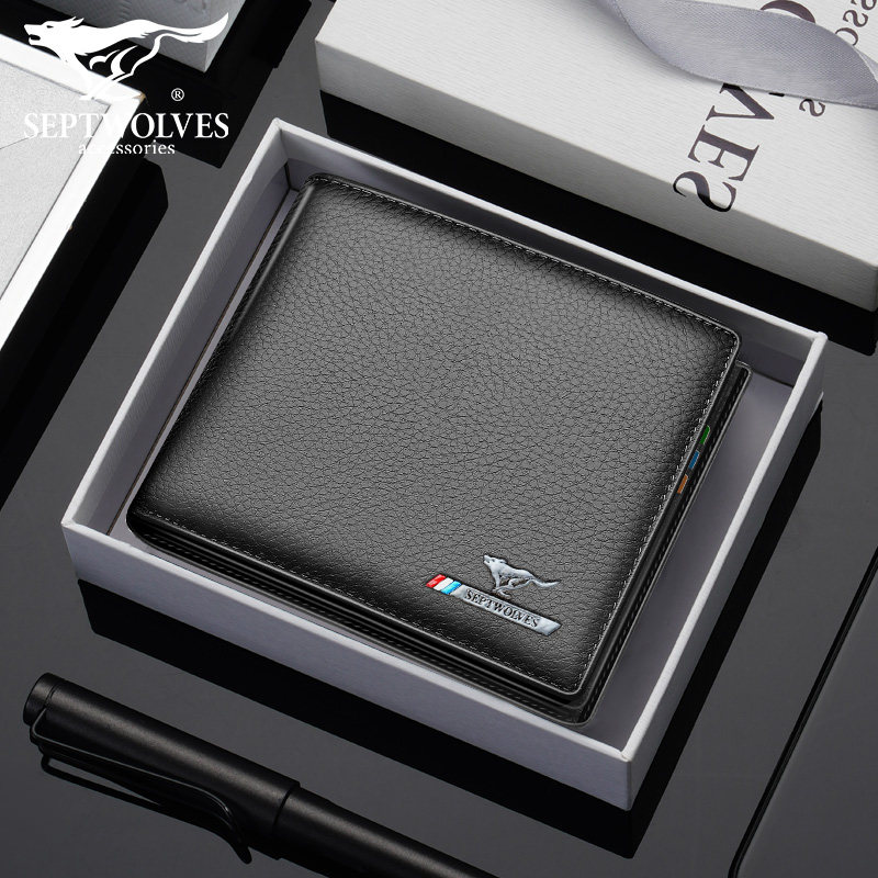 Septwolves ví nam ví nam da ngắn nam 2021 thanh niên mới gửi tặng bạn ...