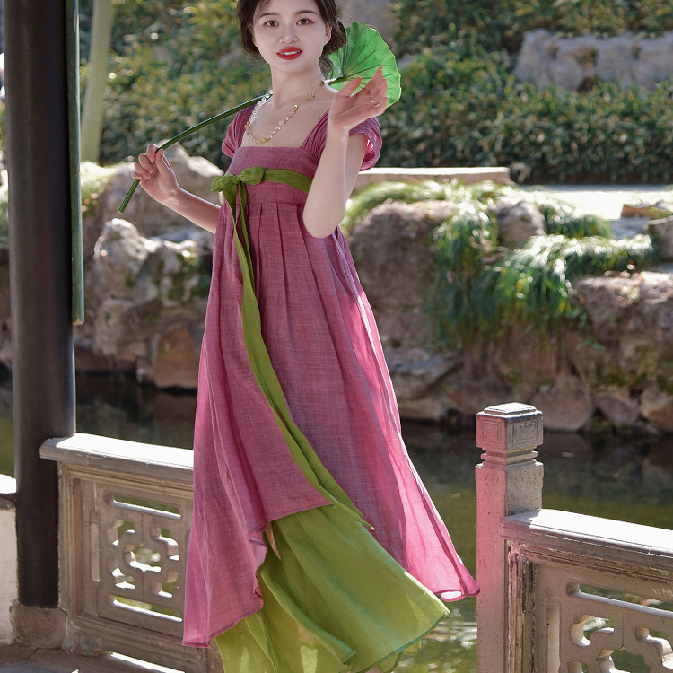 Wanting evening "the han dynasty style ramie dress is so popular! 4m ...