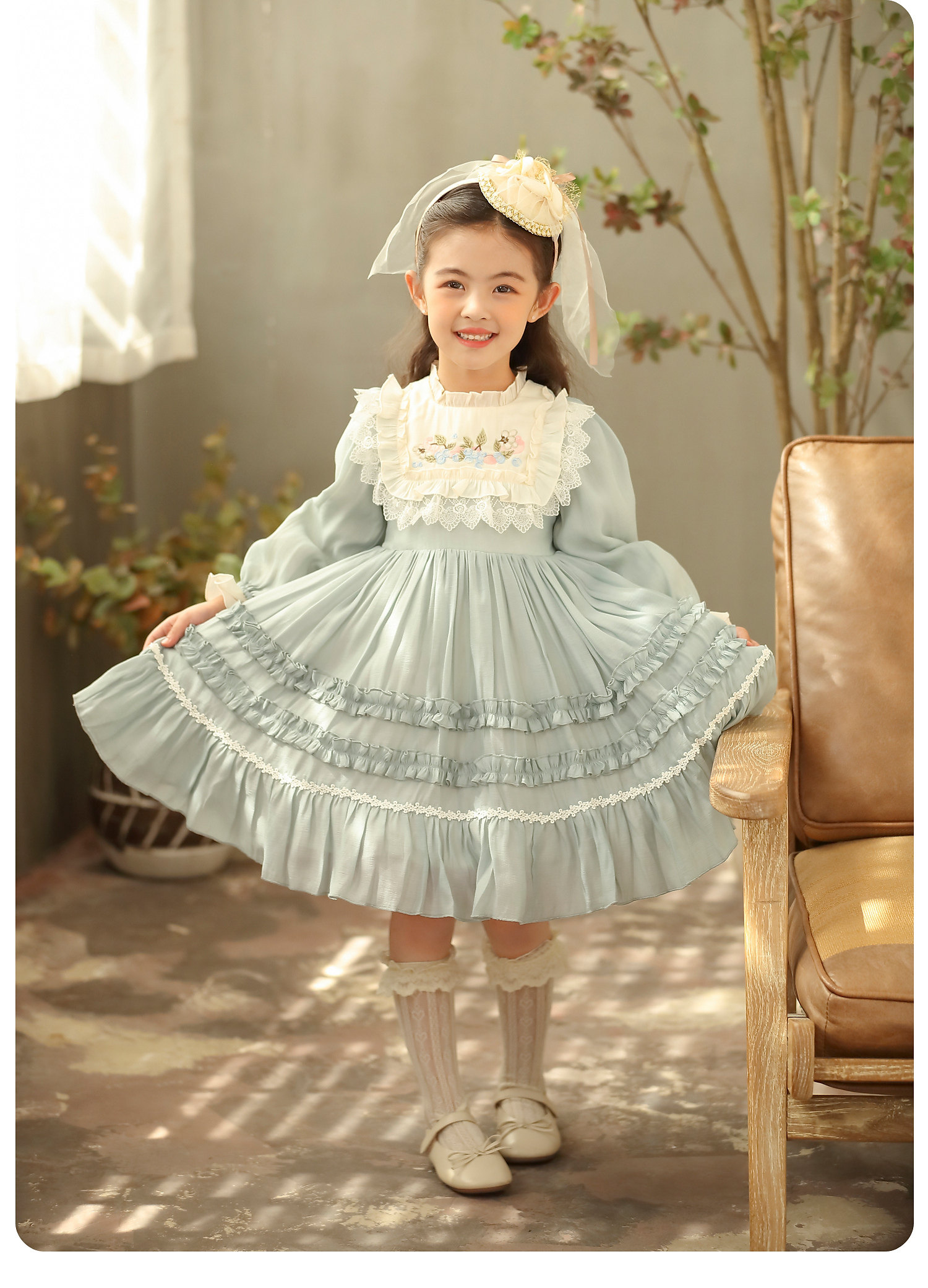 Children's Princess Style Cartoon Dress Lolita Dress Autumn New Vintage ...