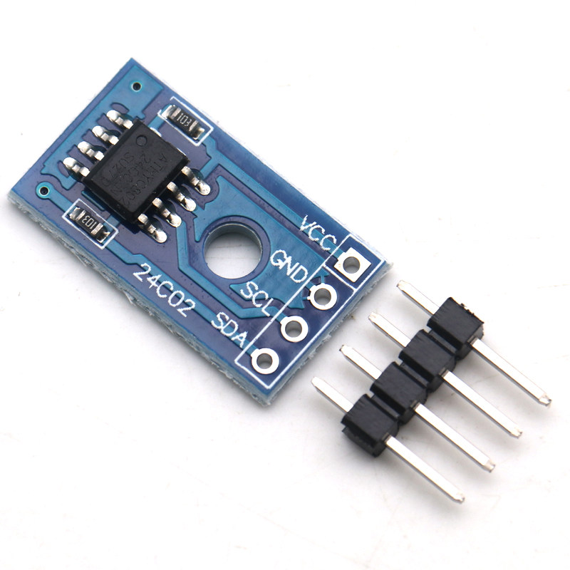 [USD 4.08] AT24C02 Module I2C interface IIC EEPROM storage module smart car blueboard ...