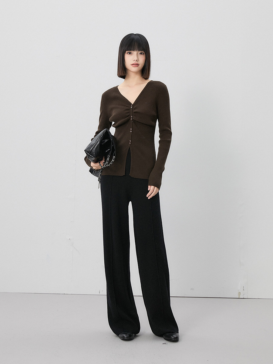 ii Morii松弛老钱 无负担显瘦羊毛保暖针织裤 - BuyinChinese.com - 最专业的海外华人代购淘宝网站