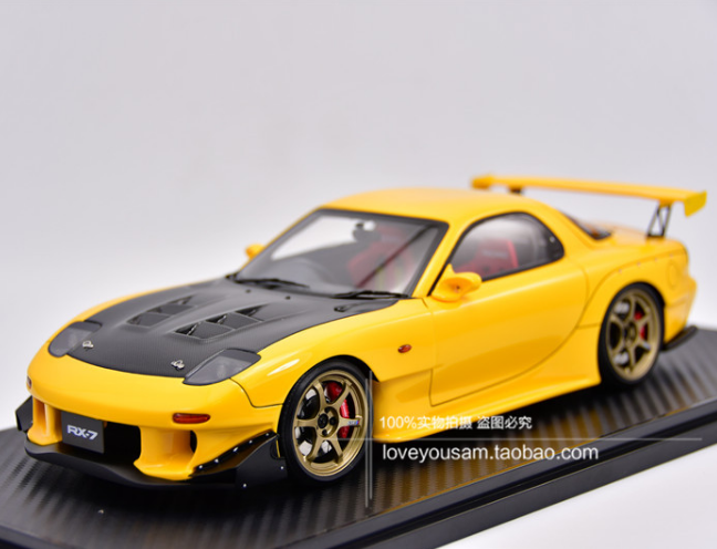 IG Ignition 1:18 马自达 MAZDA RX-7 FD3S RE雨宫 树脂汽车模型-Taobao