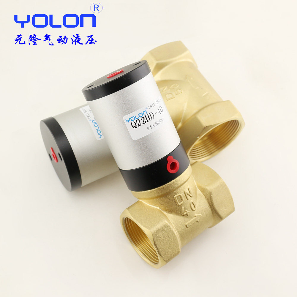 YOLON/元隆气动 Q22HD二位二通气控阀水阀 流体气动控制阀截止阀-阿里巴巴