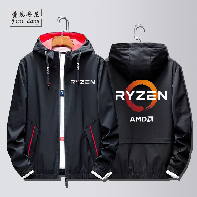 Купить AMD Ryzen Ruilong logo печать мужской и женщины случайный куртка ...