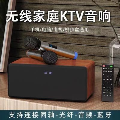 闻歌家庭KTV蓝牙音响套装无线话筒卡拉ok音箱K歌电视投影仪通用-Taobao