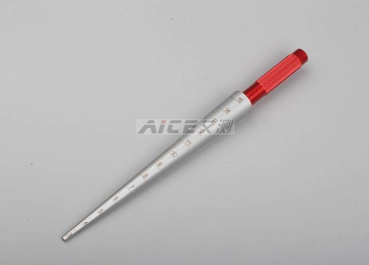 [USD 28.79] (Conical plug ruler) tapered aperture gauge conical tube ...