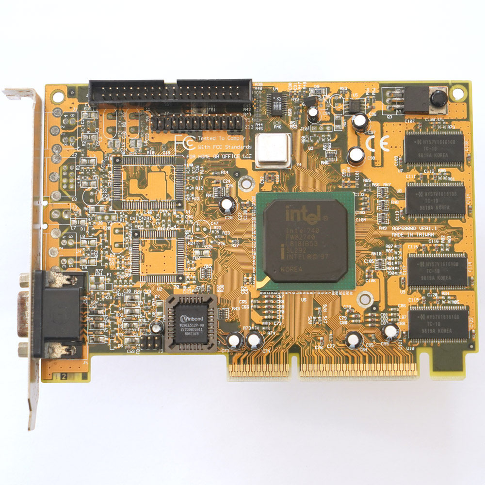 INTEL I740 AGP YANG AN YA-1 經典 古董 顯卡
