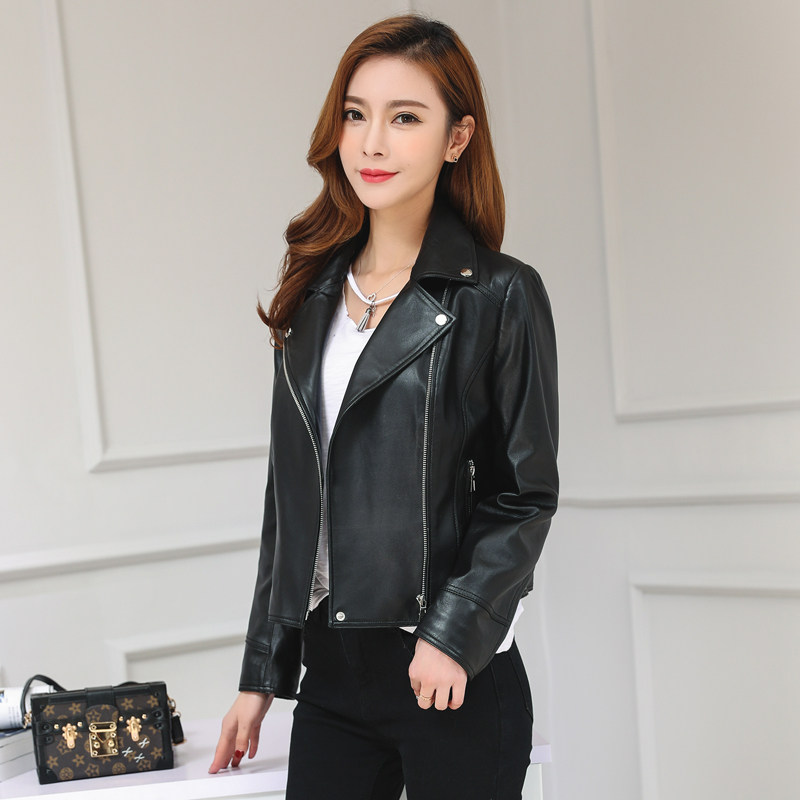 Купить Кожаная куртка Европы 2017 новый haining кожа Кожа дамы короткий ...