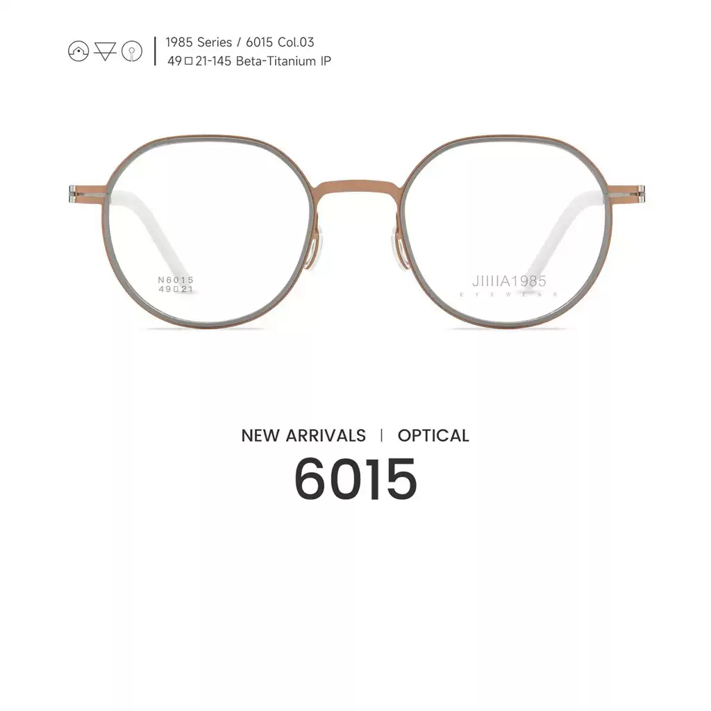 6/8系列设计师款THE JIIA佳眼镜框架JIIIIA1985JIIIA钛架6013 JIA