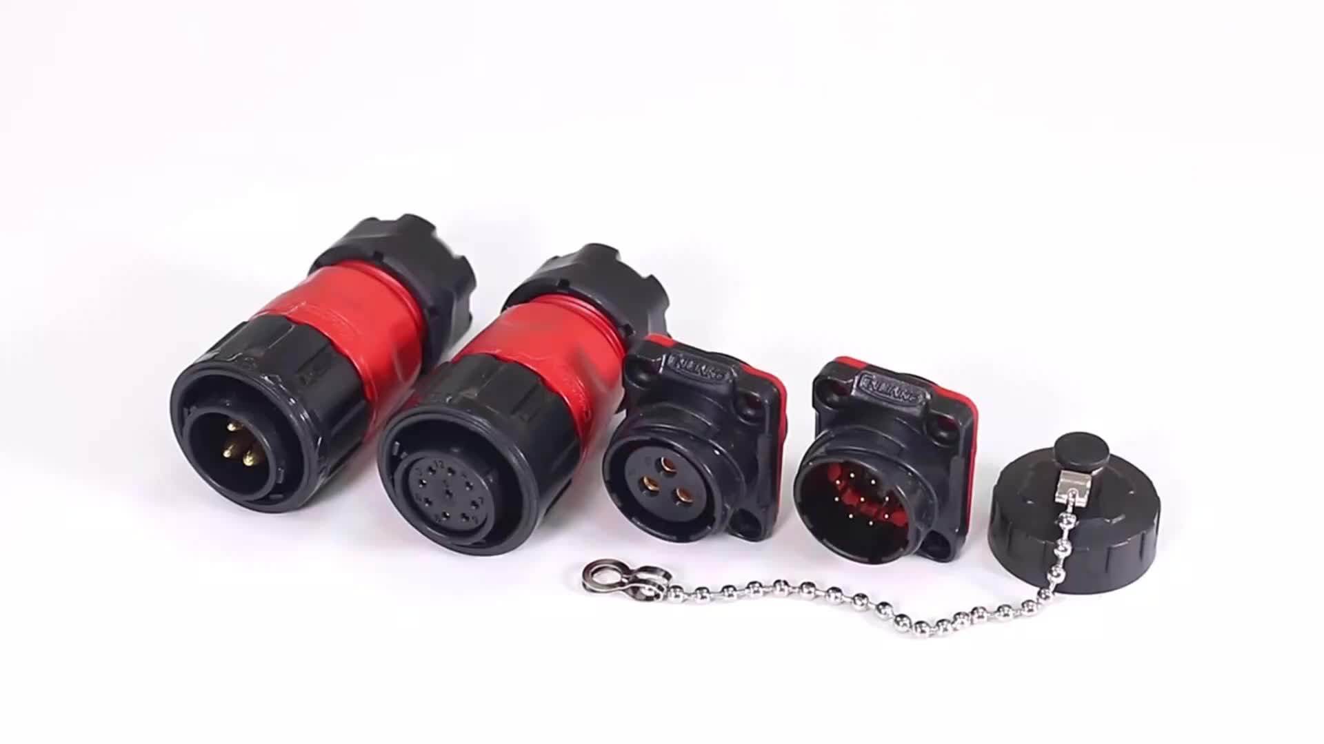 M24 Power Adapter Industrial Ip68 Aviation Plug Joint Electrical ...