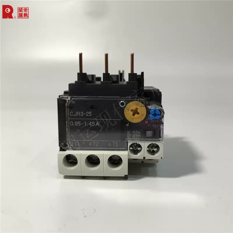 常熟开关CJR3-25热过载保护继电器0.1~26A（配CK3-09/12/18/25）