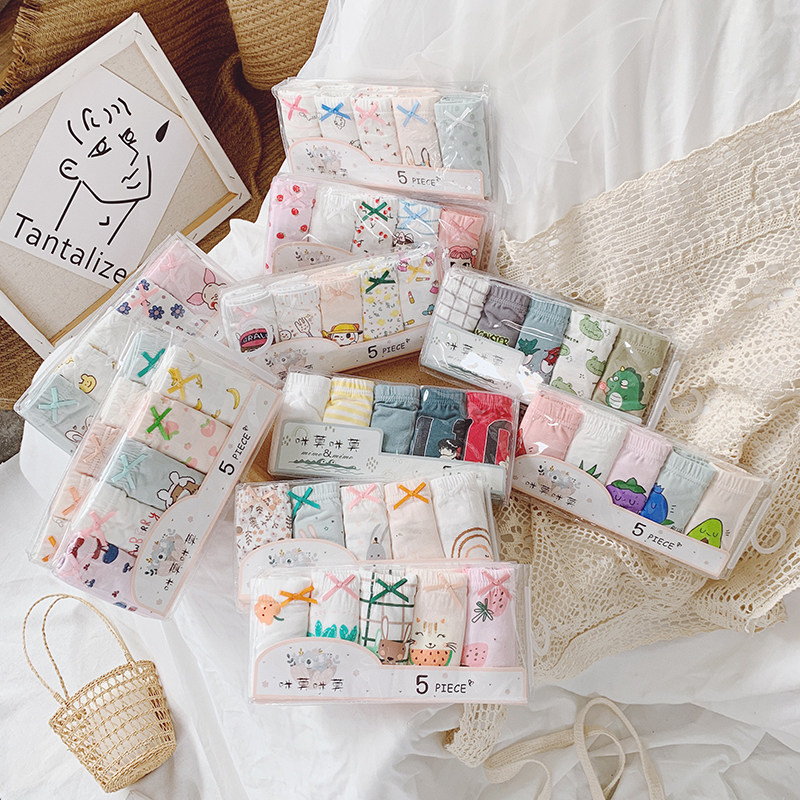 Mijia Xiong girl underwear cotton Korean ballet girl princess boxer ...