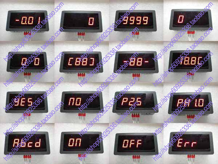 RS485 serial port table LED digital tube display 485 display module PLC ...