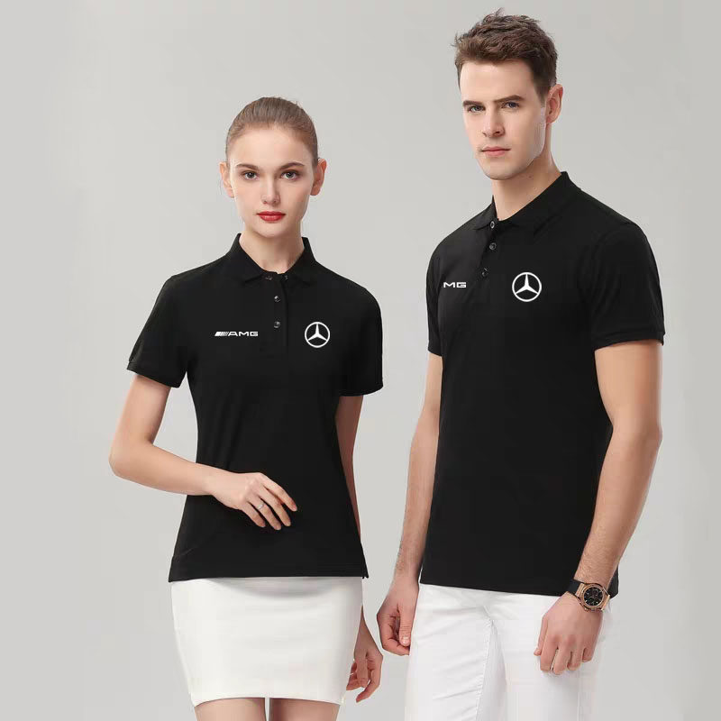[USD 18.37] For Custom Mercedes-Benz Clothes 4S Shop Workwear AMG Short ...