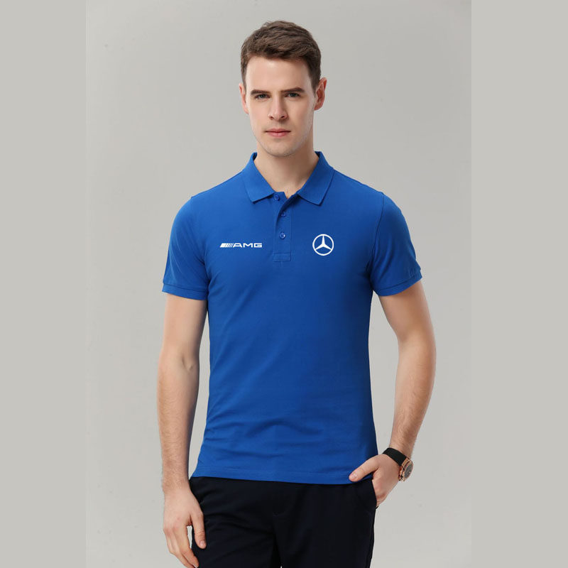 [USD 18.37] For Custom Mercedes-Benz Clothes 4S Shop Workwear AMG Short ...