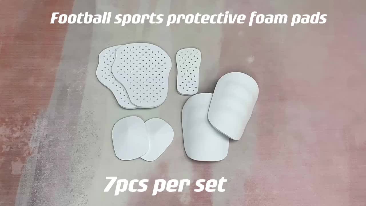 Hunlon 7 Psc Set Insert Pads For Hip Thigh Knee Support Volleyball ...