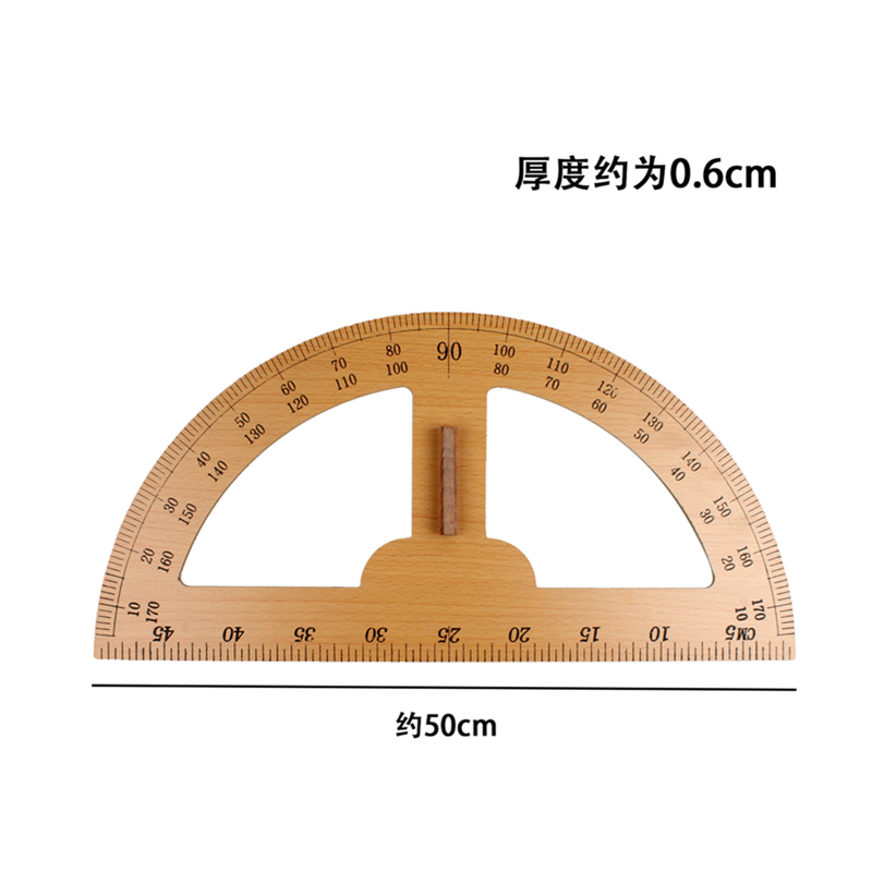 Solid wood teaching large triangle board ruler teacher whiteboard ...
