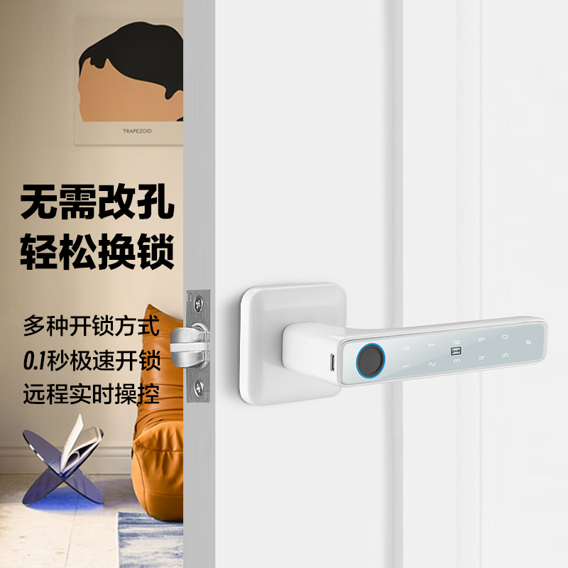 Fingerprint lock ceiling! it can be used on bedroom/office/room doors ...