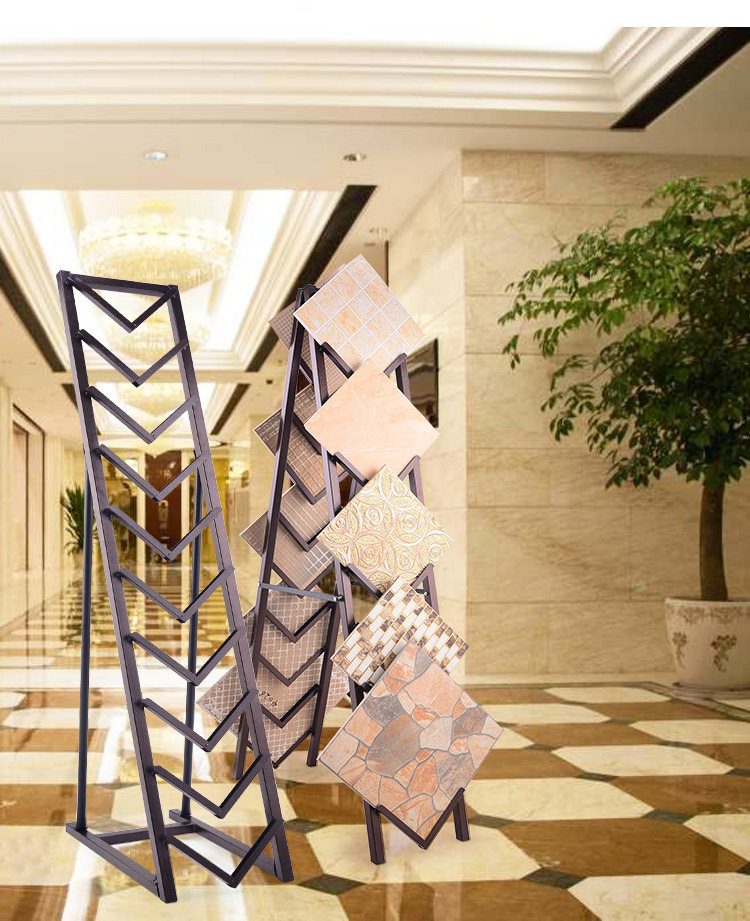 [USD 38.92] Ceramic double-sided tile stand with a tile display frame ...