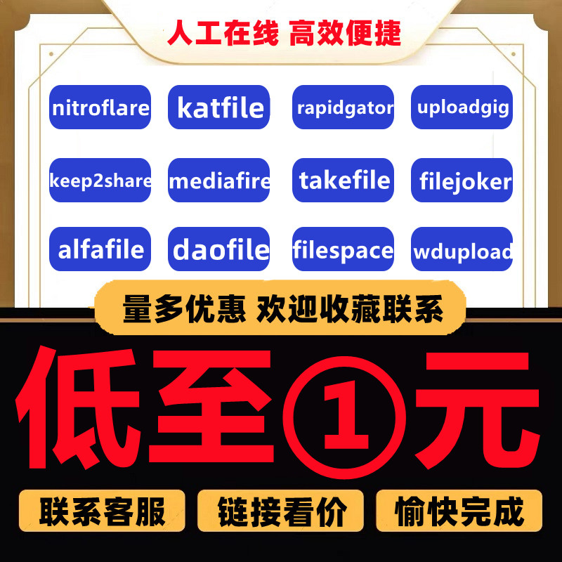 NitroFlare KatFile MediaFire TakeFile K2S定制代下，如何轻松获取文件？-其他办公/文具/趣味定制-淘宝好物网
