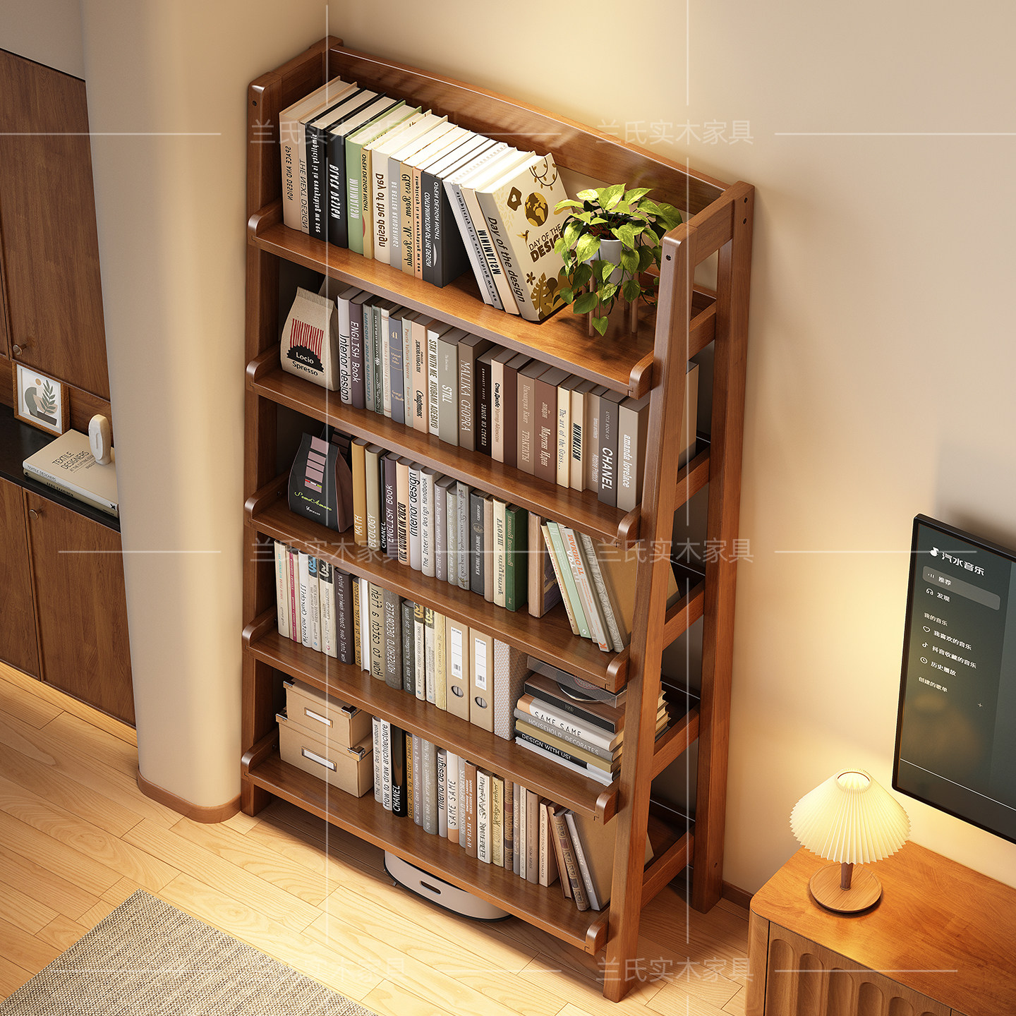 🌟简易书架梯形书柜置物架，学生书柜组合组装储物收纳书架，你的学习空间新伙伴！📚-儿童书柜-淘宝百科网