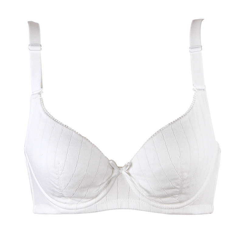 [USD 26.91] Yilanfen sweet solid color girl bra thin cotton student ...