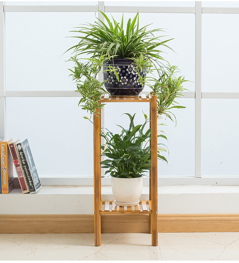 Buy Flower rack solid wood self-assembly indoor living room balcony ...