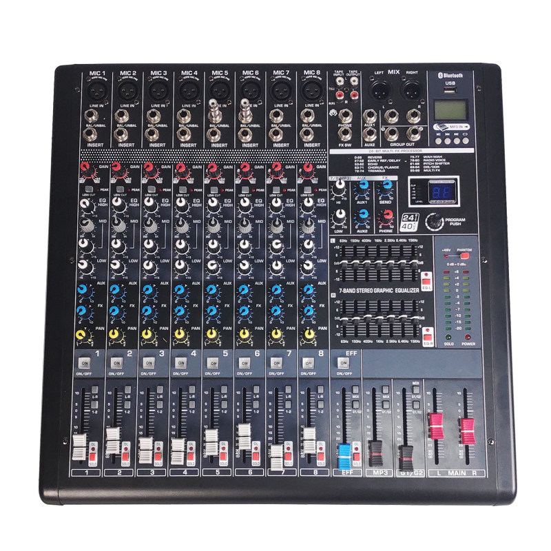 Mixer professional digital reverberation stage performance wedding ...