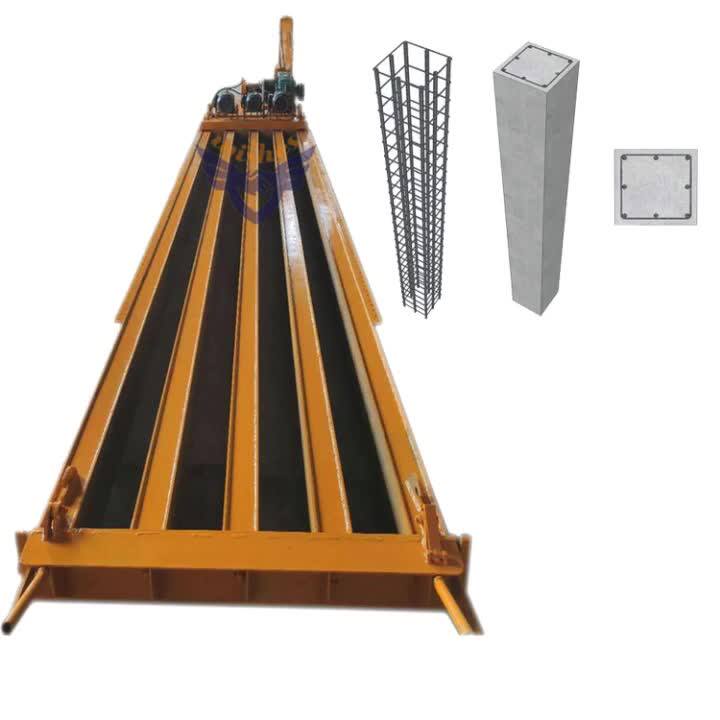 Precast Concrete Column Moulding Machine For Making Bigger Size Of ...