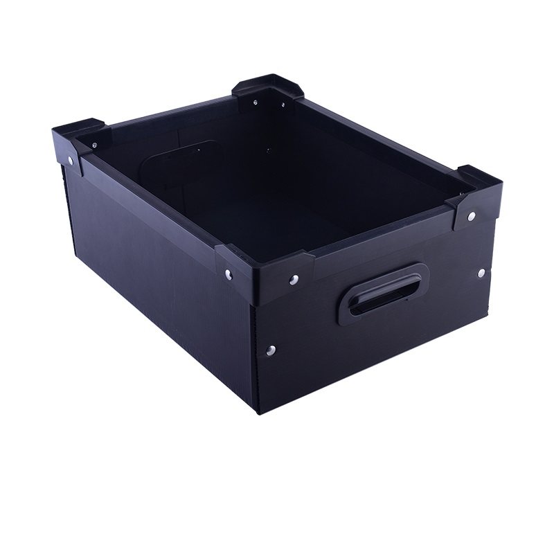 [USD 6.88] Medium and empty skeleton box turnover frame courier box PP ...